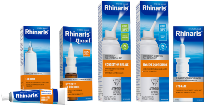 Rhinaris: Soins de la sécheresse et congestion nasale